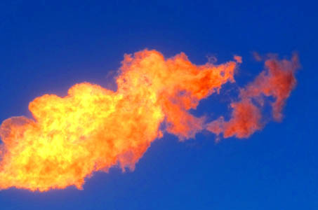 methane flame closeup - Rachel Carson Council